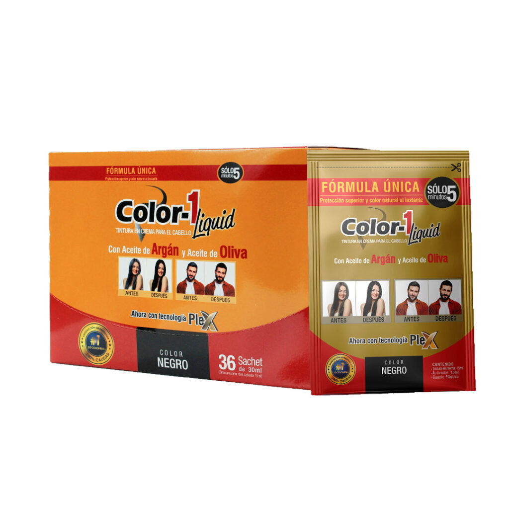 Tinte líquido 5 minutos Sachets – Color-1